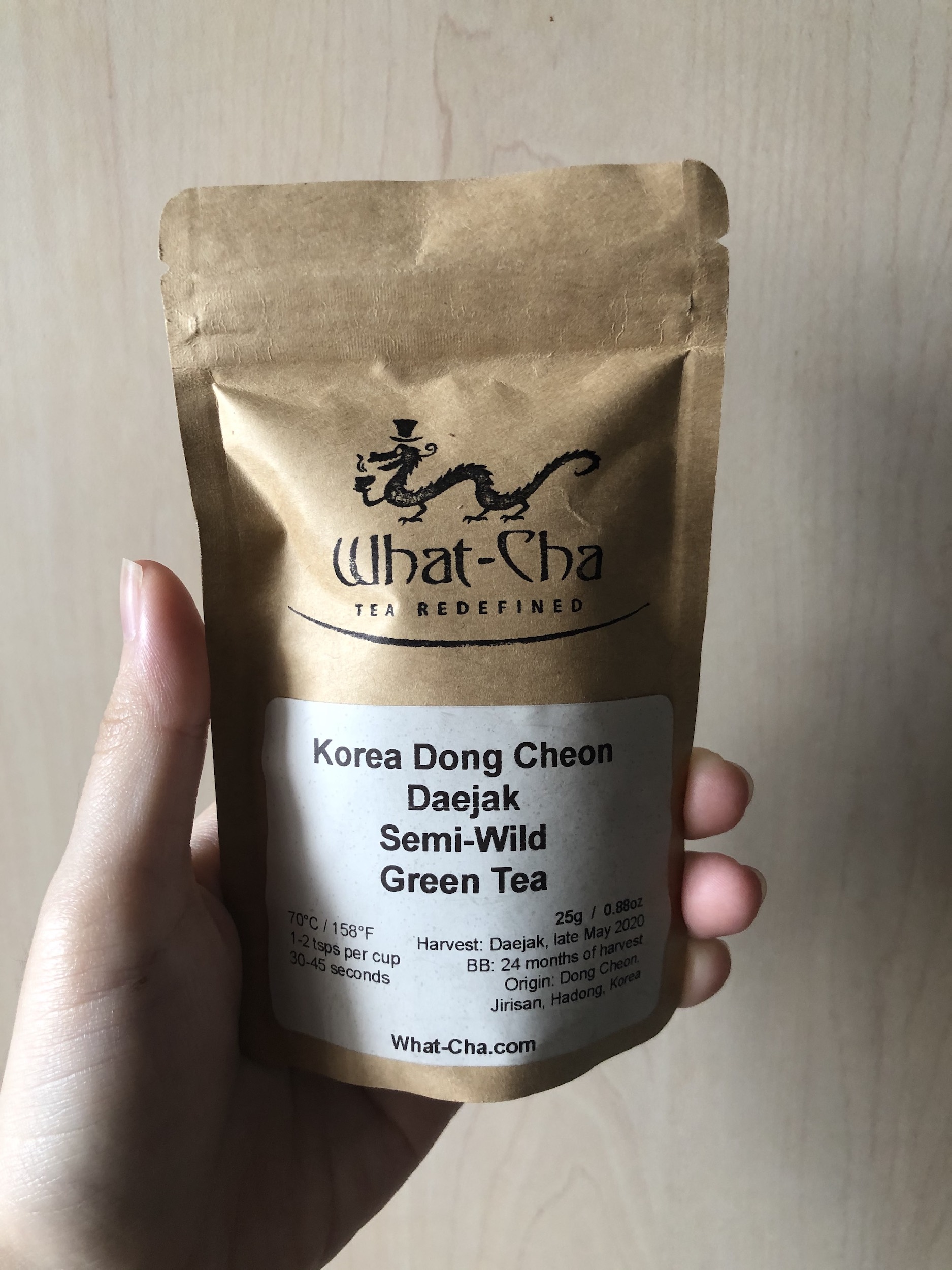 Tea Review: Korean Dong Cheon Daejak Semi-Wild Green Tea from What Cha ...