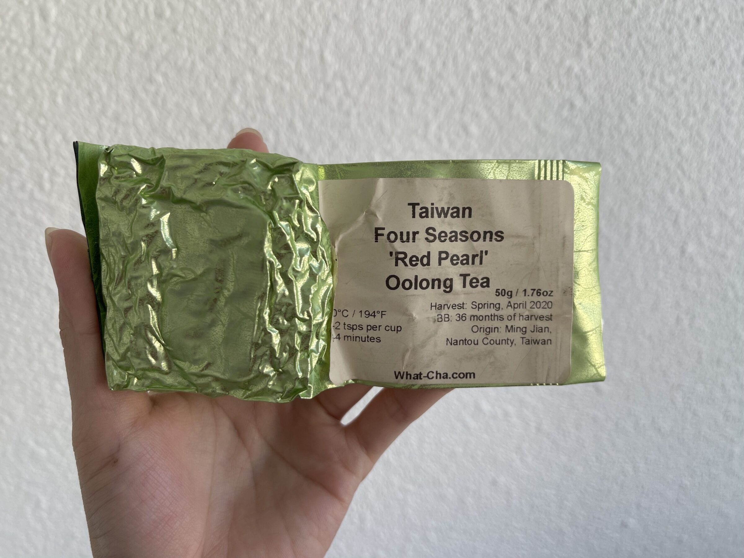 Tea Review: Taiwan Four Season 'Red Pearl' Oolong from What Cha ...